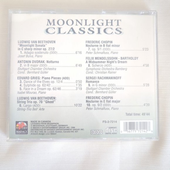 Media | Moonlight Classics Beethoven Moonlight Sonata Chopin Nocturne ...